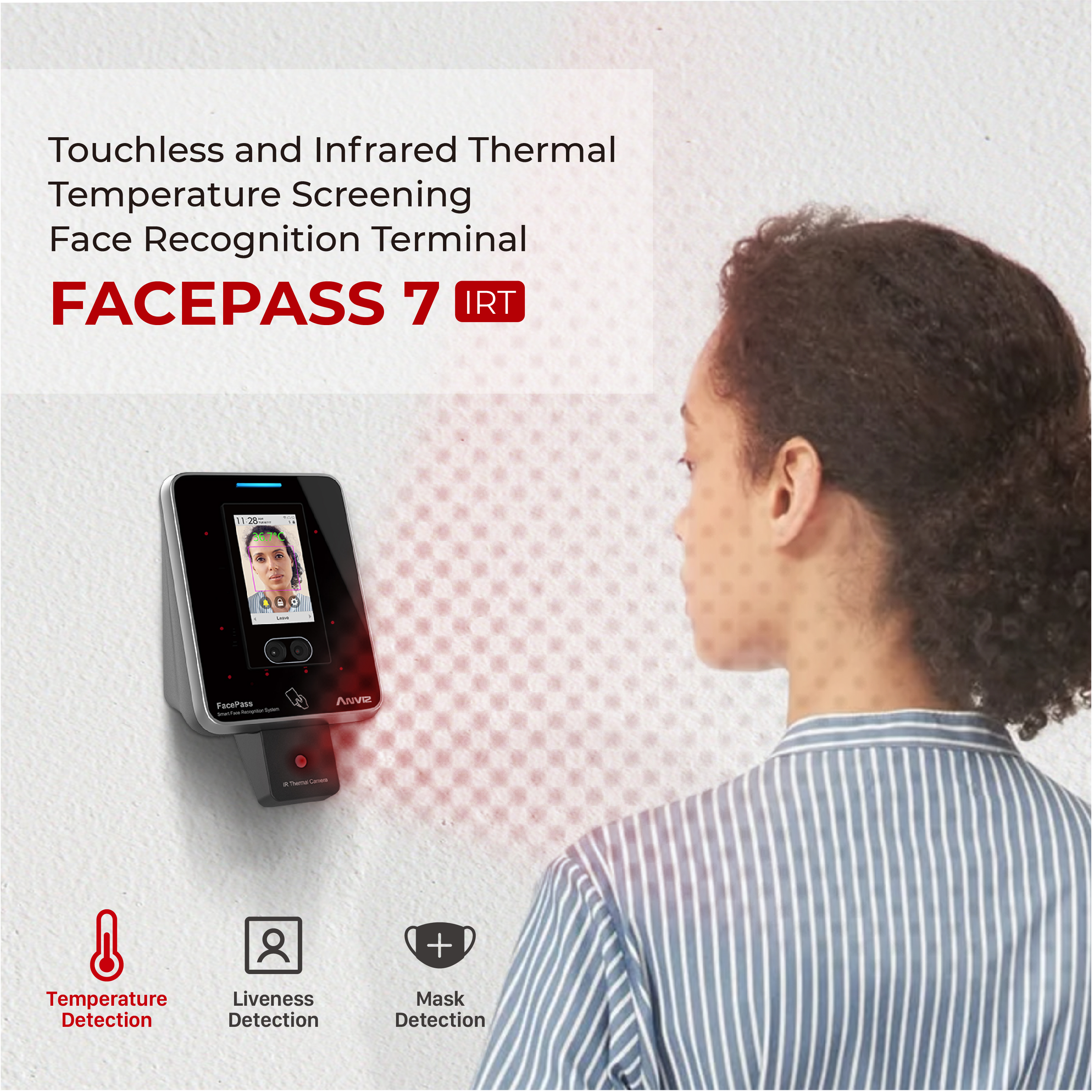 FacePass 7 IRT - Touchless AI Face Recognition | Anviz Global