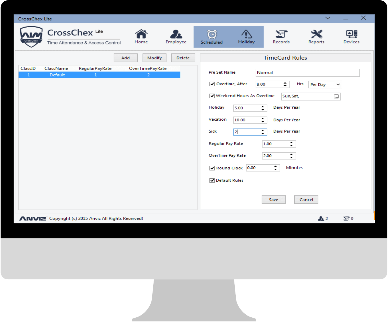 CrossChex Desktop support all Biometric terminals Web | Anviz Global ...