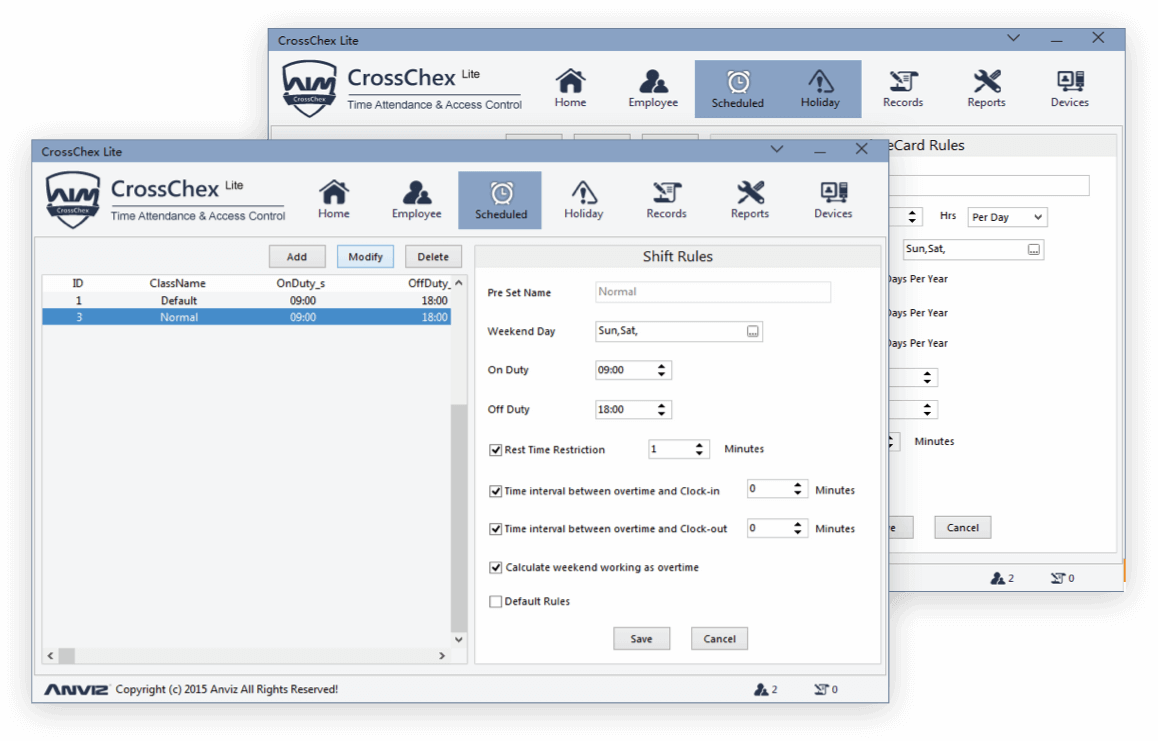 CrossChex Desktop support all Biometric terminals Web | Anviz Global ...